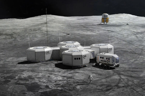 Inflatable Moon Habitats : BLOMPOD