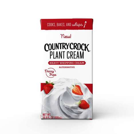 Plant-Powered Whipping Creams : country crock plant cream