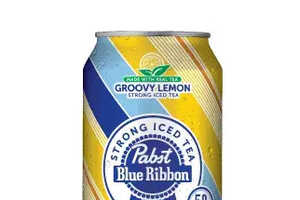 Extra-Smooth Hard Iced Teas : Pabst Groovy Lemon Strong