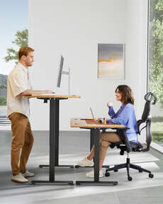 Electric Standing Desks : ErGear Electric standing desk