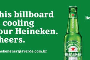 Beer-Cooling Billboards : Heineken Billboard