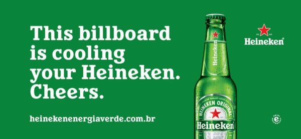 Beer-Cooling Billboards : Heineken Billboard