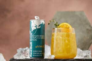 Wintry Energy Drinks : Red Bull Winter Edition Fig Apple