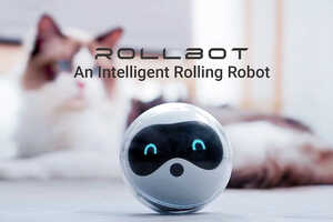 Rolling Pet Connectivity Robots : FreshRobot 'Rollbot'
