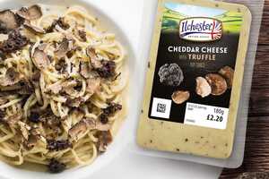 Truffle-Infused Cheese Products : Cheddar Cheese with Truffle