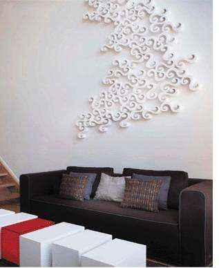 Twisted Wall Decor: Rob Southcott's S Blocs Enhance Environments