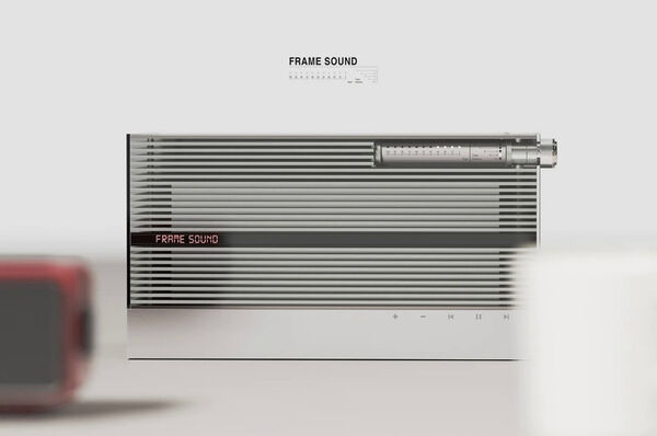 Stylish Low-Tech Sound Systems : Frame Sound