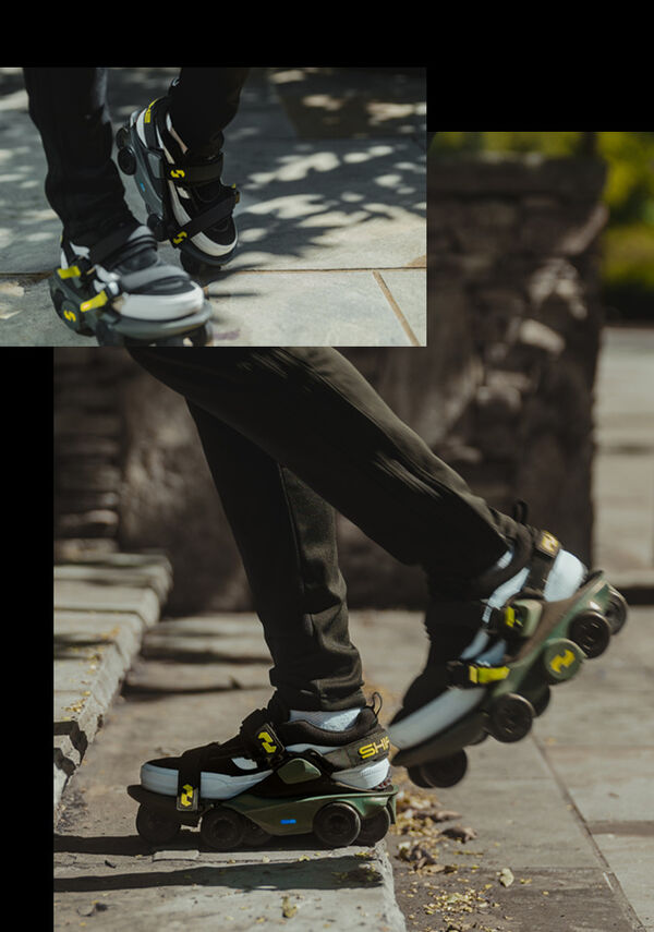 Ultra-Fast Walking Shoes : Shift Robotics 'Moonwalkers'