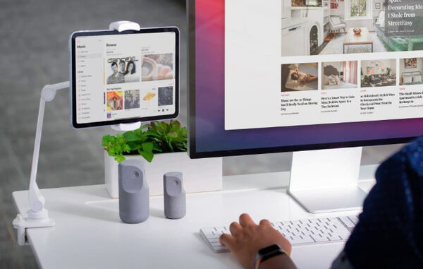 Cook-Along Tablet Stands : Second-Generation 'HoverBar Duo'