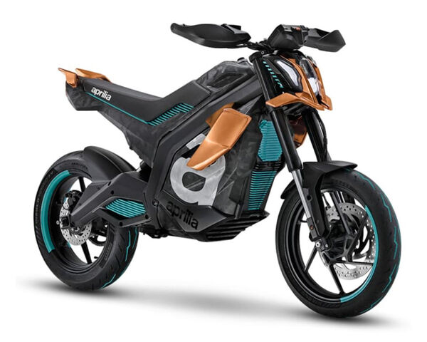 Stylish Youth-Friendly Motorcycles : Aprilia ELECTRICa Concept