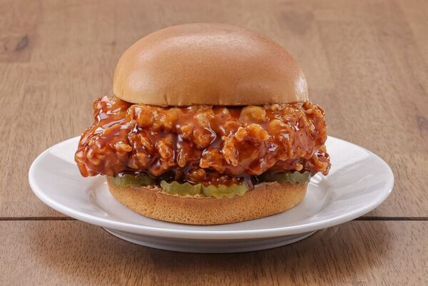 Boozy Fried Chicken Sandwiches : Spicy Bourbon Chicken Sandwich