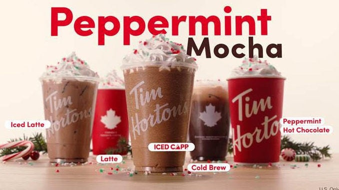 Minty Festive Cafe Drinks : Peppermint beverages