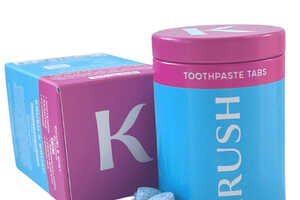 Plant-Powered Toothpaste Tabs : toothpaste tab