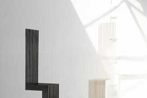 Sleek Steel Structural Chairs : combchair