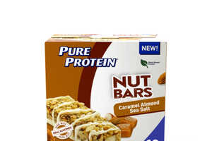 Plant-Based Nut Bar Snacks : Pure Protein Nut Bars