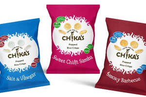 Plant-Based Low-Calorie Rice Crisps : Chika's Rice Crisps