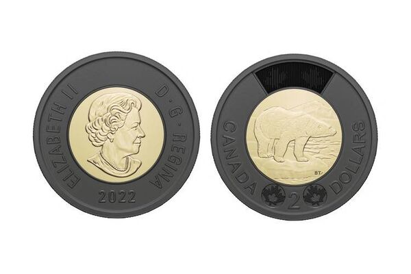 Memorial Monarch Coins : black Toonie