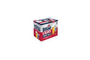 Fruity Non-Alcoholic Beers : Labatt Blue Light Non-Alc Strawberry Acai