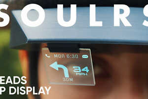 Aftermarket Helmet HUD Devices : SoulRS heads-up display