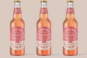 Medium-Sweet Blush Ciders : Devon Rosé Cider