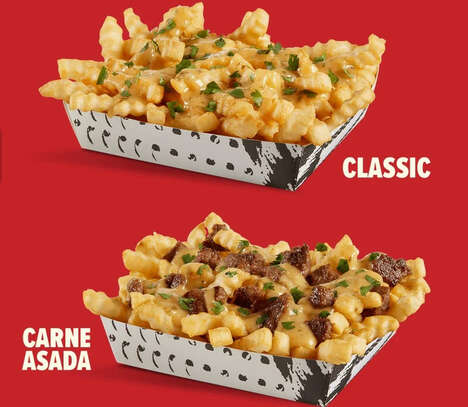 Chicken-Topped Crinkle Fries : Loaded Fries