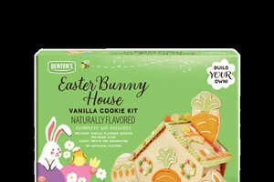 Easter Cookie House Kits : Benton’s Easter Bunny House Kit.