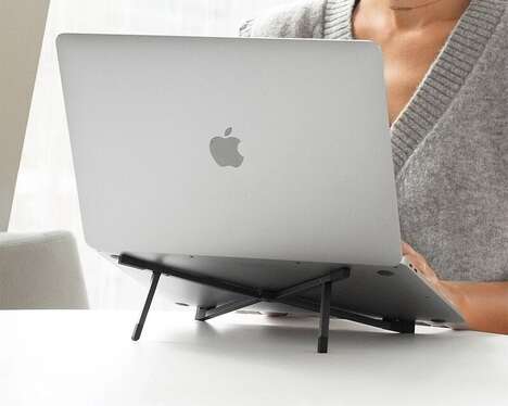 Haute Tubular Laptop Stands : BookArc Flex MacBook Stand