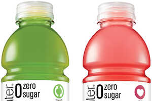 Chocolate-Flavored Water Beverages : vitaminwater's zero-sugar