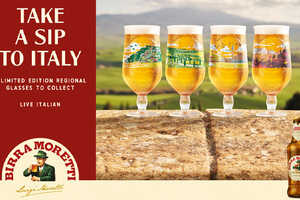 Complimentary Glassware Beer Campaigns : Birra Moretti