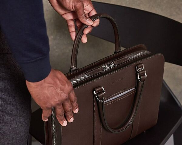Structured Italian Leather Briefcases : Palissy Briefcase