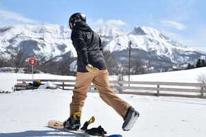 Rotating Snowboard Binders : Black-Line QuickSett V2