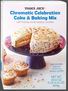 Rainbow Sprinkle Cake Mixes : Chromatic Celebration Cake & Baking Mix
