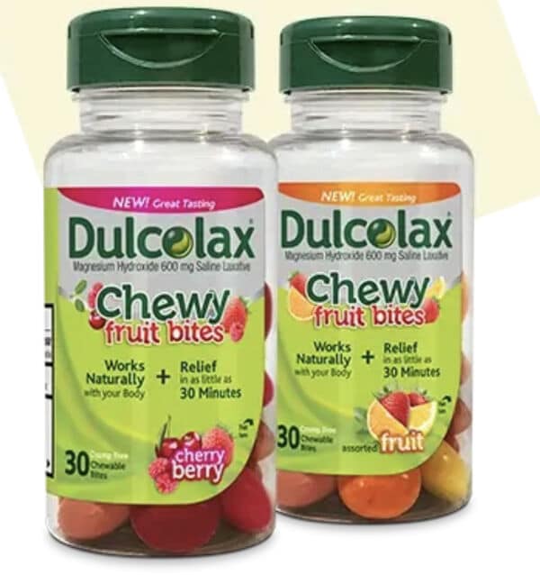 Laxative Chewy Supplements : constipation relief