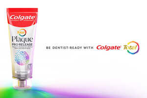 Antibacterial Protection Toothpastes : Colgate Total Plaque Pro-Release