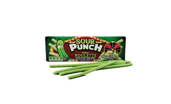 Pickle-Flavored Sour Candies : Sour Punch Pickle Roulette