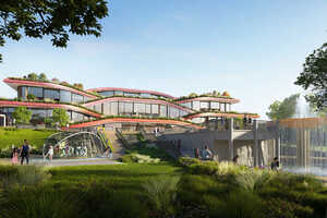 Greenery-Sheathed Libraries : library building