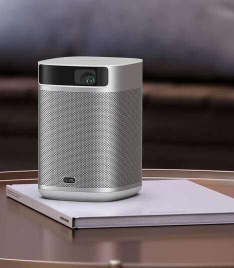 Bendy-Legged Portable Projectors : portable projector