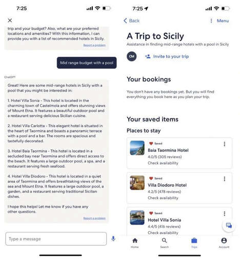 AI Travel Assistants : travel chatbot