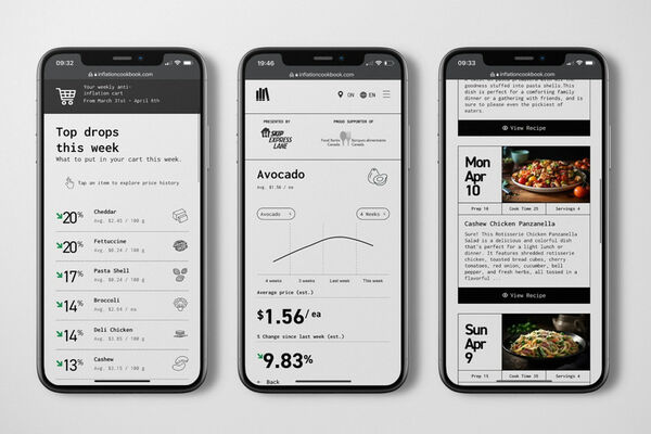 Recipe-Suggesting Web Browsers : inflation cookbook