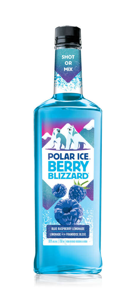 Blue Raspberry Vodka Beverages : Berry Blizzard