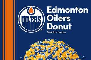 Canadian Hockey Team Donuts : Edmonton Oilers Donut