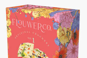 Edible Flower Crackers : Artisanal Crackers
