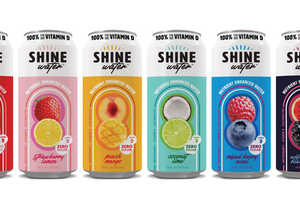 Canned Enhanced Water Drinks : ShineWater cans