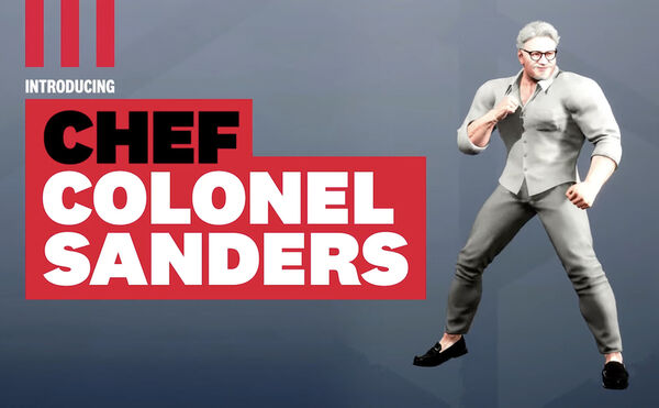 QSR Icon Game Characters : chef colonel sanders