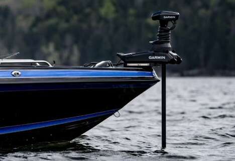 Connected Boat Trolling Motors : Garmin Force Kraken