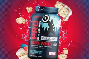 Superhero-Inspired Protein Powders : GNC Pro Performance 100% Whey Protein
