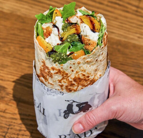 Italian Salad-Inspired Wraps : Caprese Piada