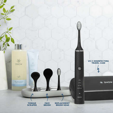 Flossing Electric Toothbrushes : Sensonic Electronic Toothbrush