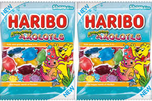 Amphibian-Inspired Gummy Candies : Haribo Awesome Axolotls