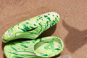 Wavy Fashion-Forward Clogs : Palace x Crocs